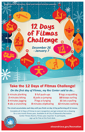 12 Days of Fitmas Challenge, Sat Dec 26, 2015 6:00 AM - Thu Jan 7, 2016 ...