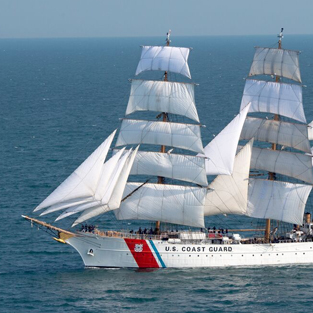 U.S. Coast Guard Tall Ship Eagle Arrival, Mon Sep 4, 2017 8:30-9:30 a.m ...