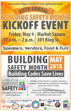 Building Safety Month Kick-Off Event, Fri May 4, 2018 11 a.m.-2 p.m ...
